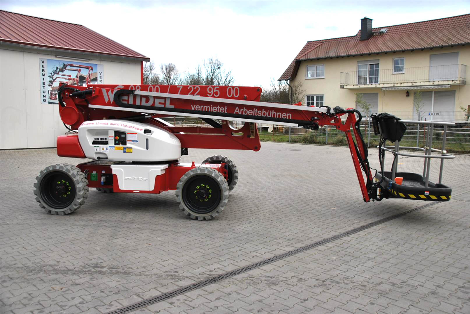 HR 21 E (MKII) Gelenk-Teleskop-Arbeitsbühne - Wendel Arbeitsbühnen